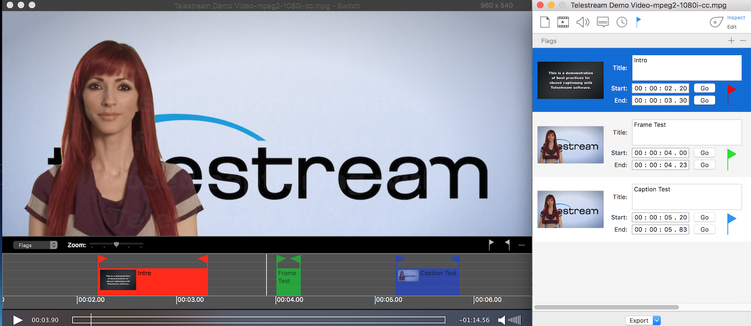 Switch Timeline - Flags
