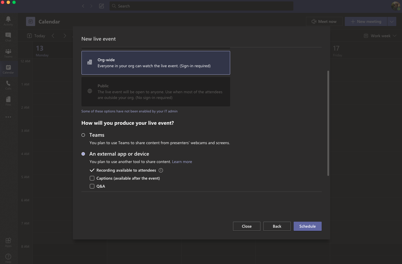 Wirecast: How to Stream to Microsoft Teams with Wirecast
