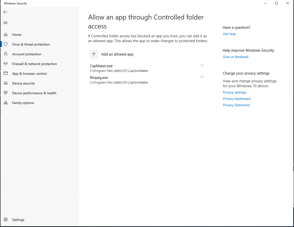 "Error rendering the video file"