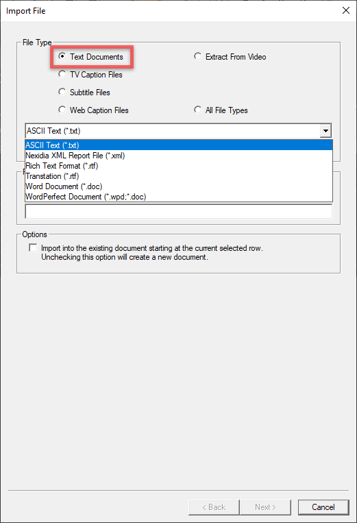How to Import Text Files That Contain Time Code