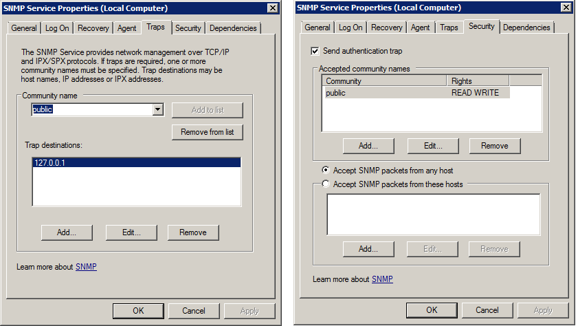 Divacore Setting Up Snmp Agent On Windows And Configuring Snmp Log Files