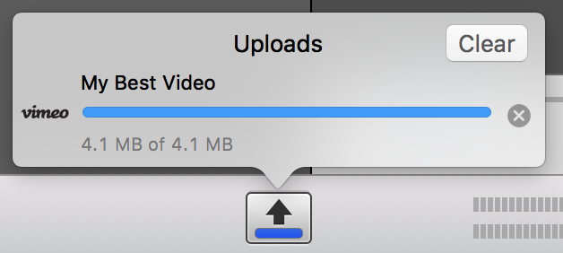 ScreenFlow: Upload Manager Interface