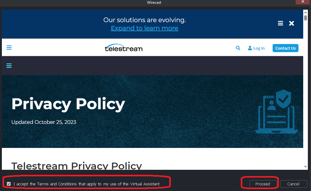 Wirecast: NEW! Virtual Assistant